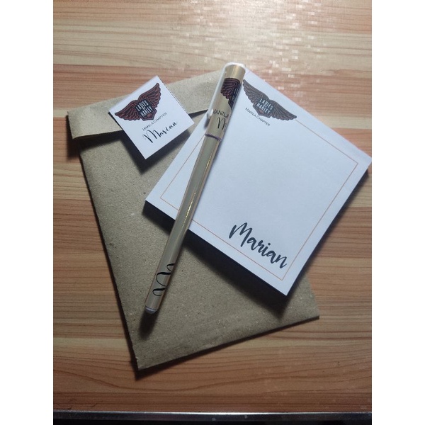 personalized pen and notepad | Shopee Philippines