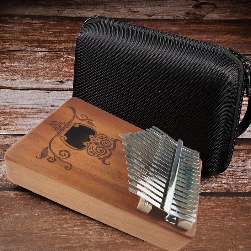 Kalimba Case Thumb Piano Mbira Portable Box Bag for 17 Key/15 Key/10 ...
