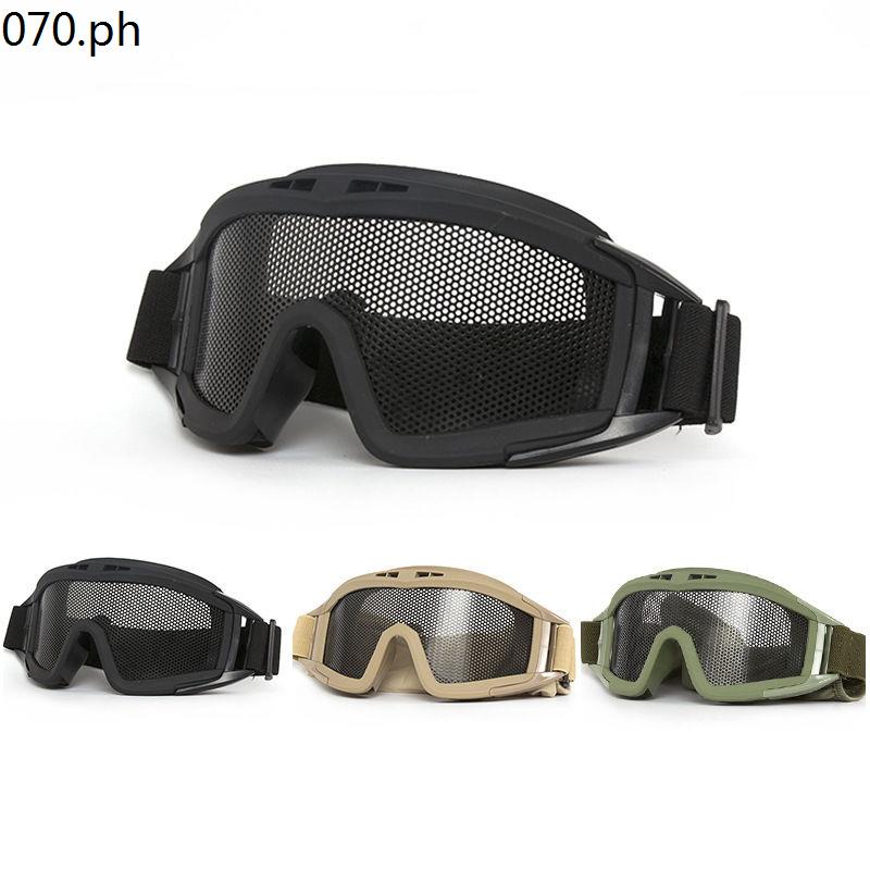 Iron Mesh Desert Locust Tactical Glasses Impact-Resistant Military Fan ...