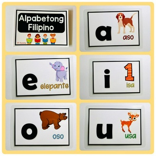 Alpabetong Filipino Abakada Flashcards | Shopee Philippines