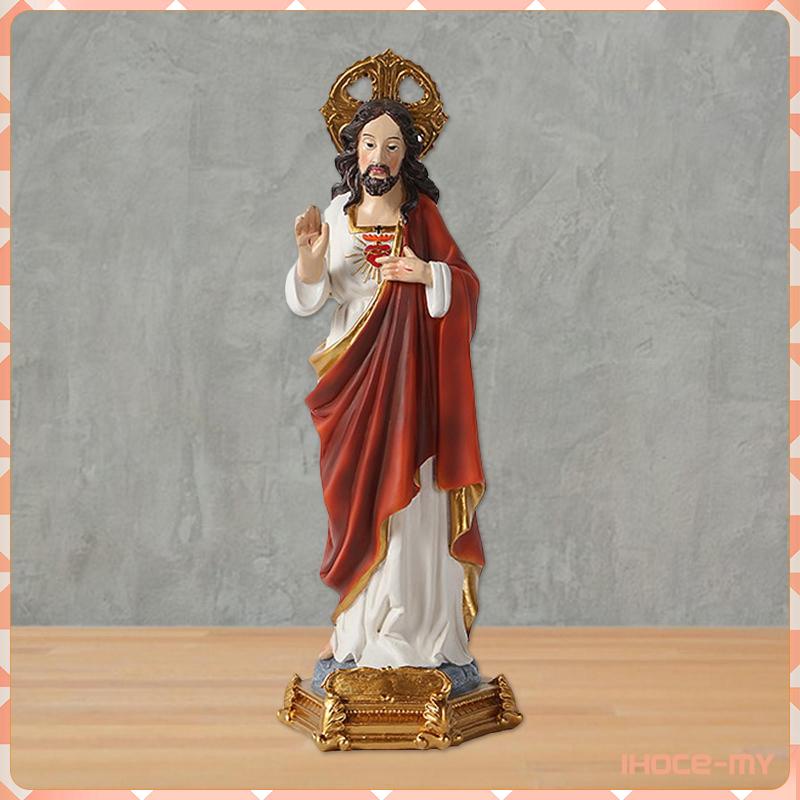 [ihoceMY] Roman Catholic Sculpture Resin Tabletop Statue Decorative ...