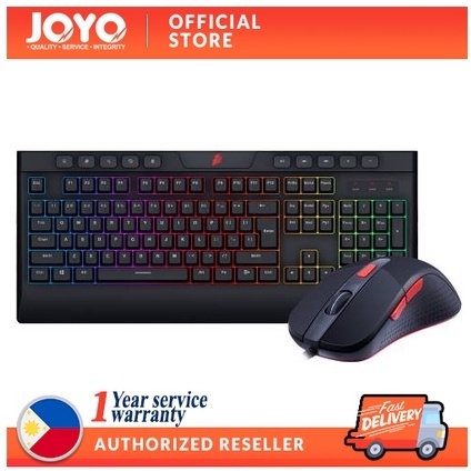 1STPLAYER FIRE DANCING K8 RGB GAMING/OFFICE WIRED KEYBOARD + MOUSE ...