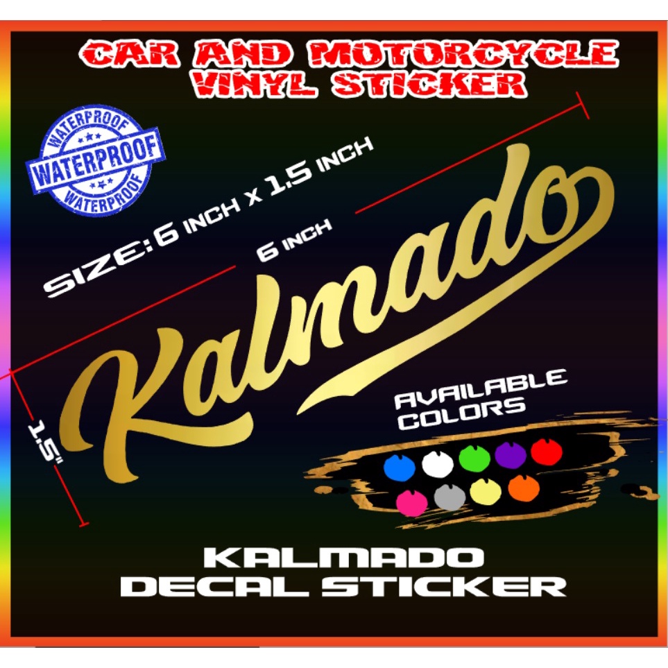 Kalmado sticker decals | Shopee Philippines