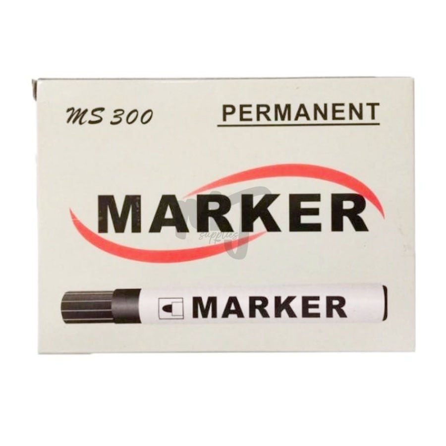1 Box. Black Permanent Marker | Shopee Philippines