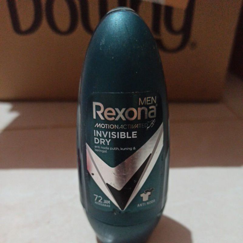 Rexona Deodorant Men Motion Activated Invisible Dry 45ml | Shopee ...