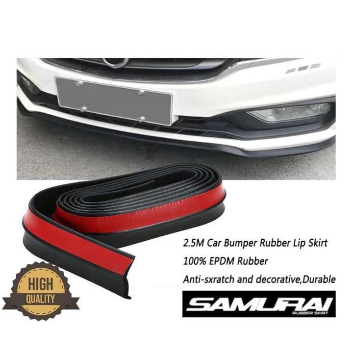 Samurai Lip Skirt Black Fits All Cars (Universal) | Shopee Philippines