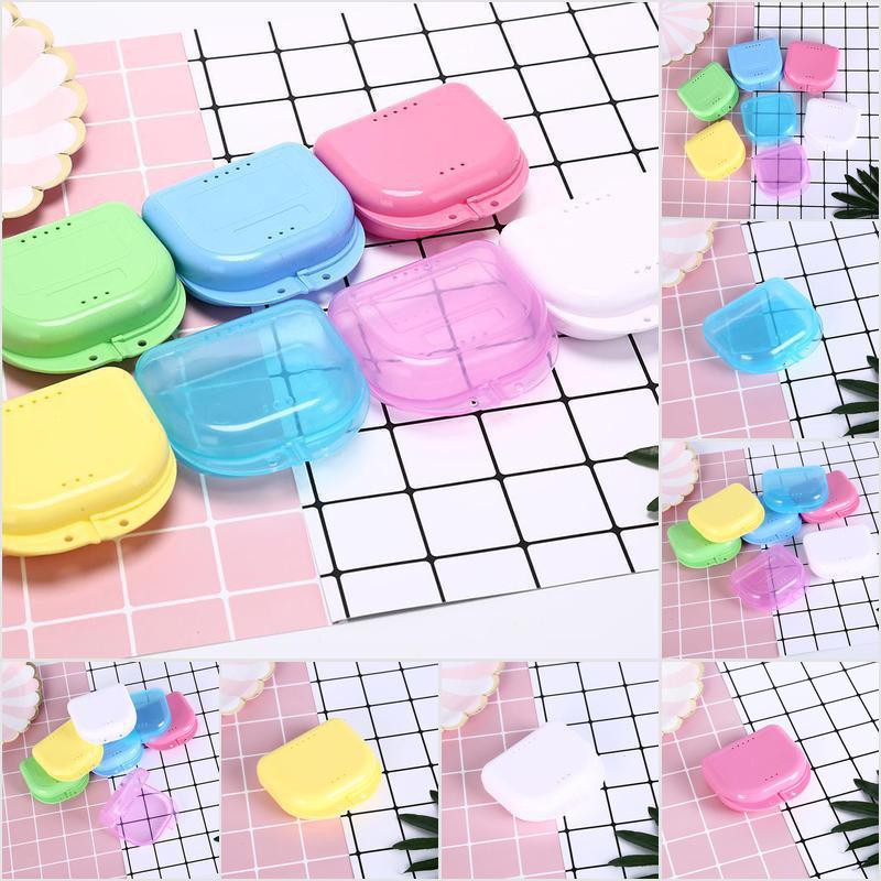 HBPH dental orthodontic retainer denture storage case box mouthguard ...