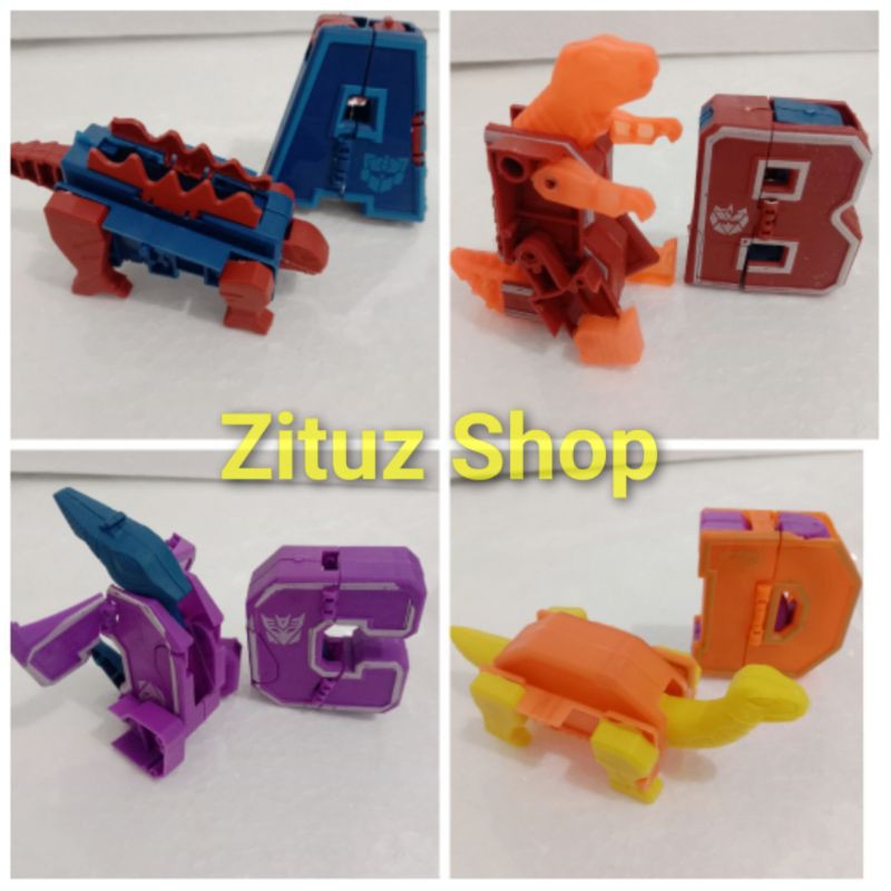 Transformer Letter robot 4-pack transformer robot Alphabet robot ...