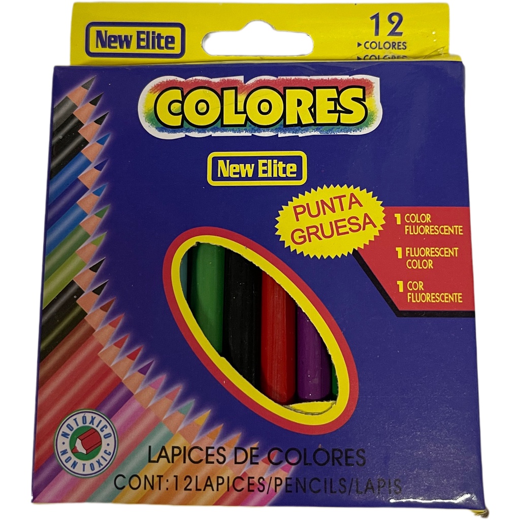 Colores Color Pencil Budget Color Pencil 12s Long & Short Wooden ...