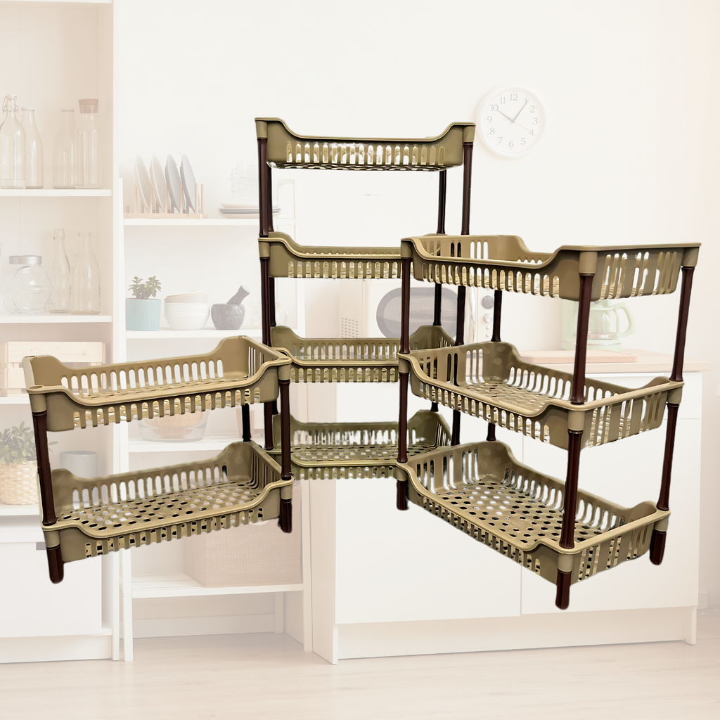 2/3/4 layers Organizer Rack Kitchenware Utility Kitchen Shelves Storage ...