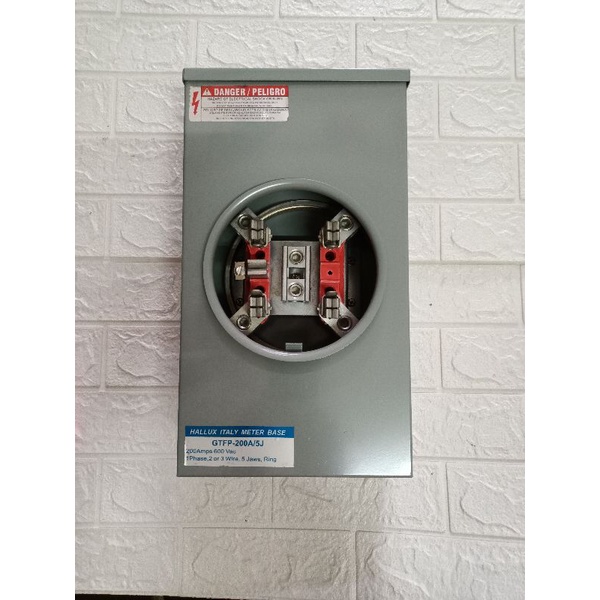 RECTANGULAR METER BASE ELECTRICAL SIZE 2" 5 JAWS | Shopee Philippines