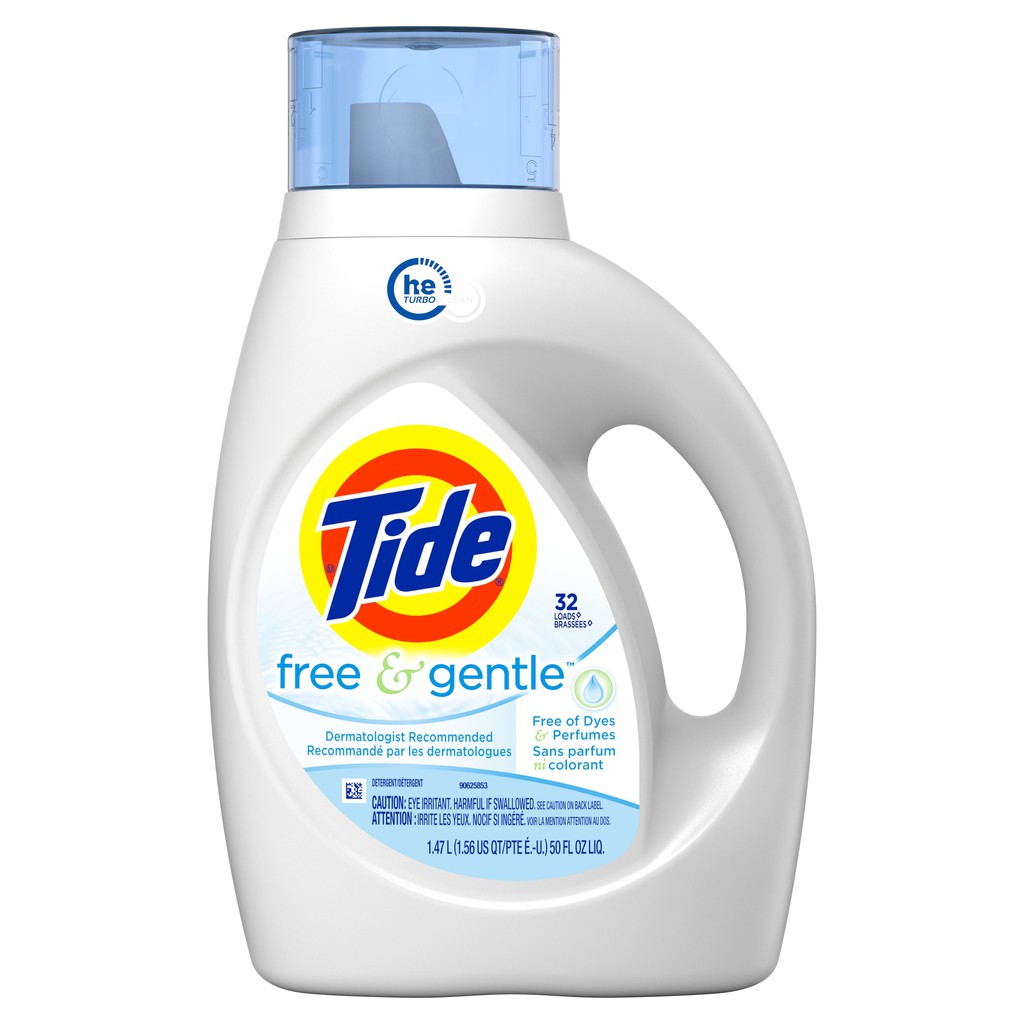 Tide Liquid Detergent 2X HE Free 50oz 32 load | Shopee Philippines