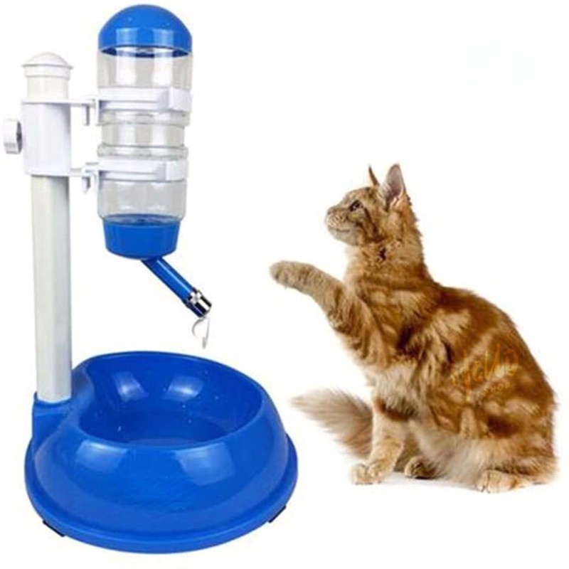 Universal Dog Drinker Pet Drinker Feeder Liftable Dispenser Bowl Water ...
