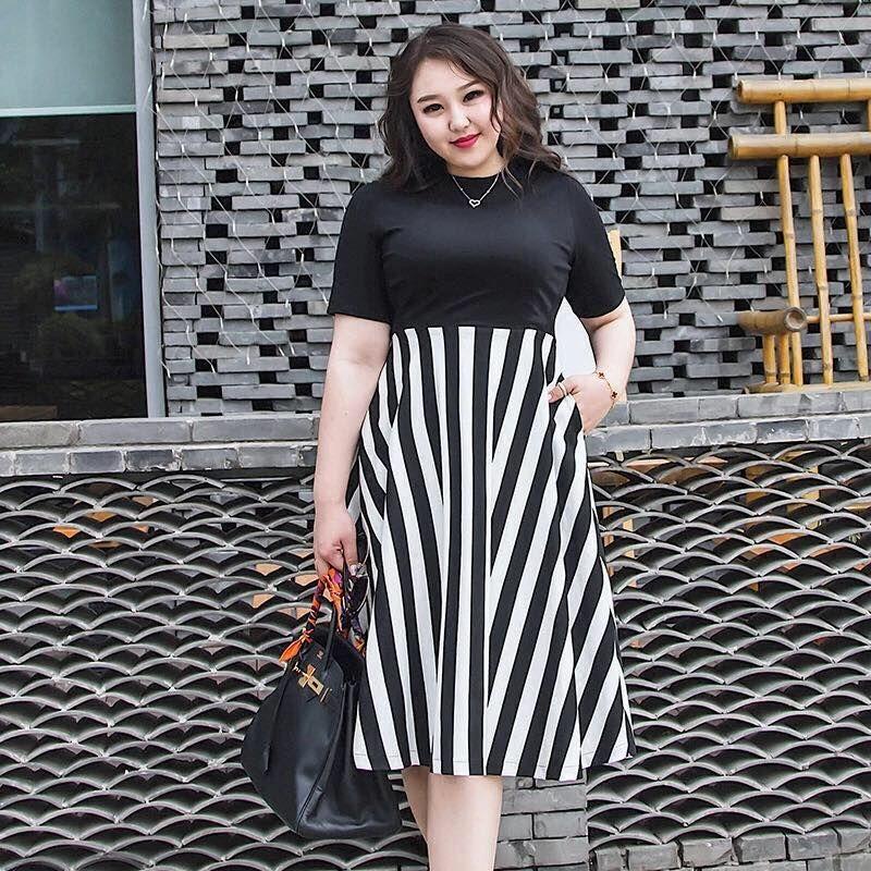 A977 Miss Muse Plus Size Dress | Shopee Philippines