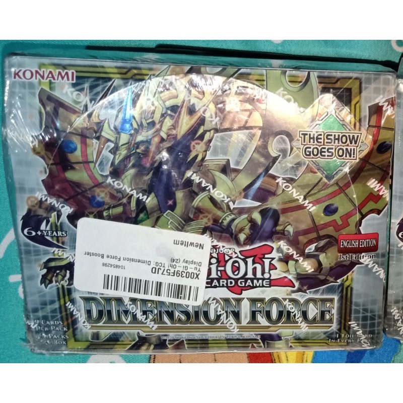 Dimension Force Booster Box (SEALED) 1st Edition TCG Yu-Gi-Oh! | Shopee ...