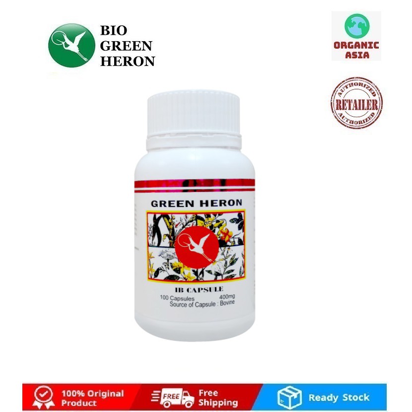 Green Heron IB Capsule (400mg x100cap) | Shopee Philippines