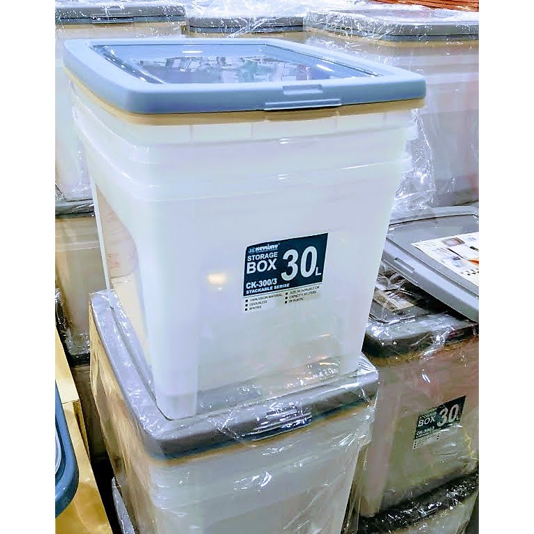 Multipurpose Box Plastic Crate With Wheels With Keyway Lock Lid 30 ...