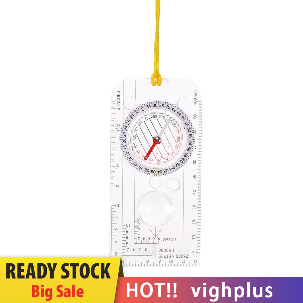 Vighplus Professional Orienteering Camping Scouts Baseplate Map ...