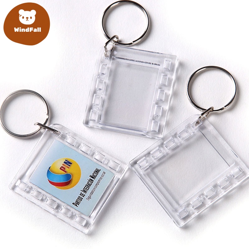 Acrylic keychain DIY photo insert WF | Shopee Philippines
