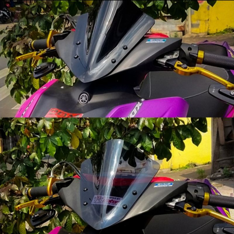 Windshield aerox winsil shield visor yamaha aerox 155 new (3MM ...