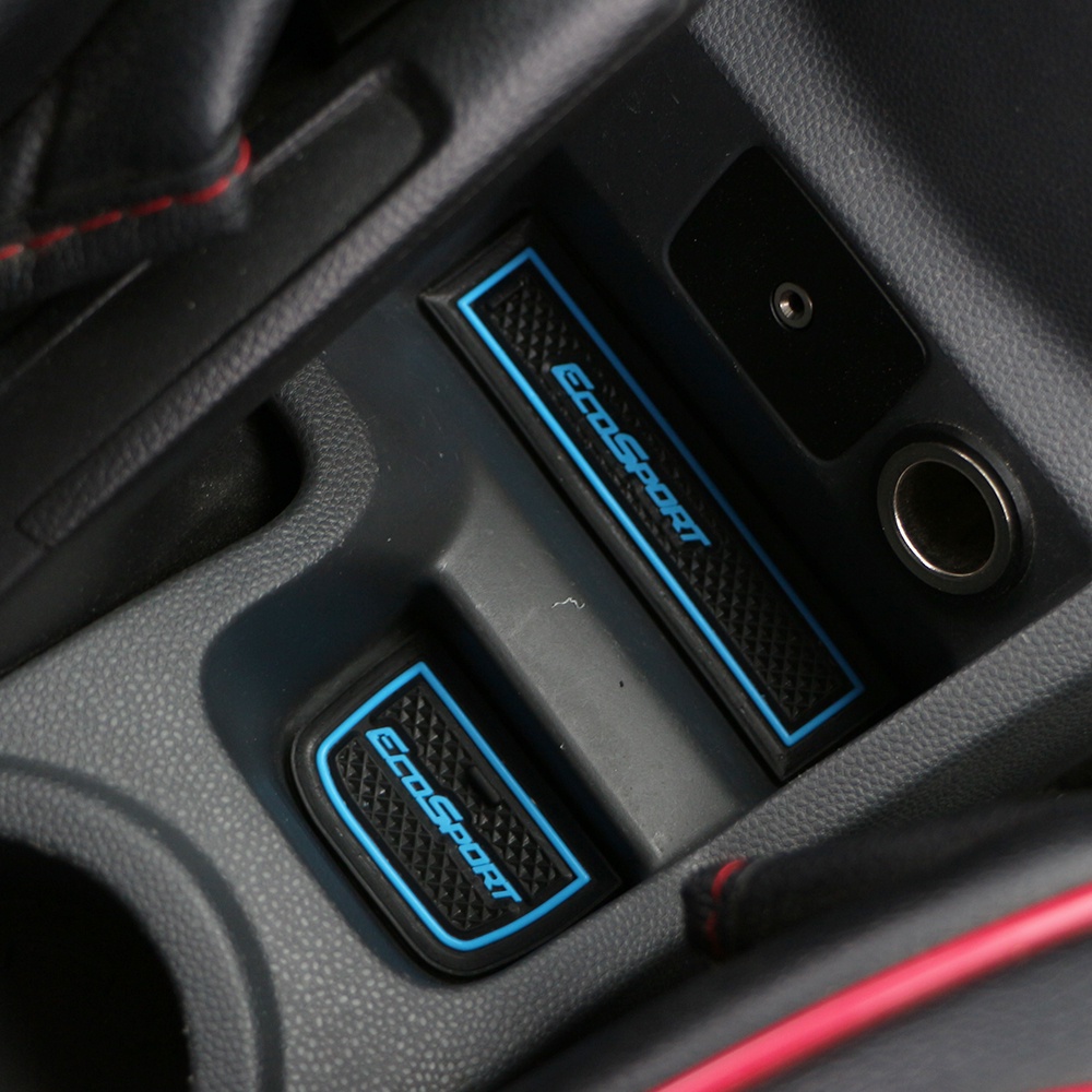 For Ford Ecosport 2013 - 2017 16 Pcs Silicon Car Anti-Slip Groove Mats ...
