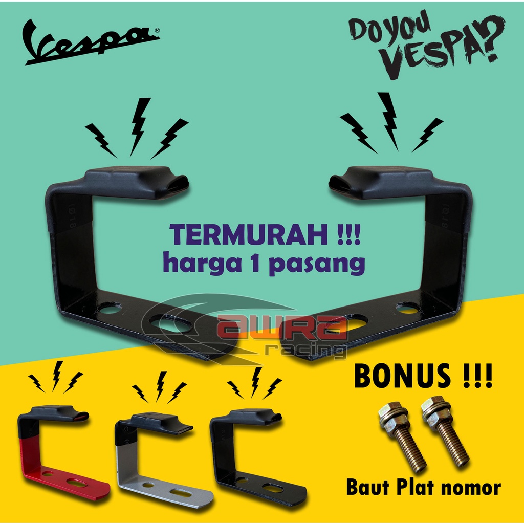 Magnetic Number Plate Holder VESPA Sprint Primavera GTS S LX LXV Matic ...