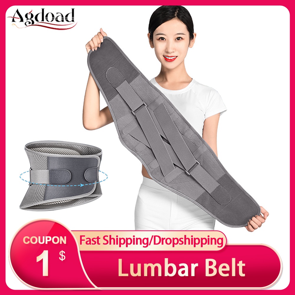 Lumbar Back Belt Disc Herniation Muscle Strain Treatment Men Women ...