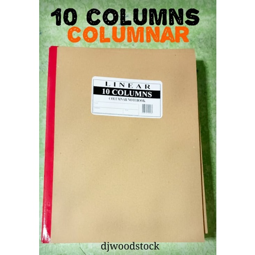 10 COLUMNS COLUMNAR BOOK. COLUMNAR ACCOUNTING NOTEBOOK | Shopee Philippines