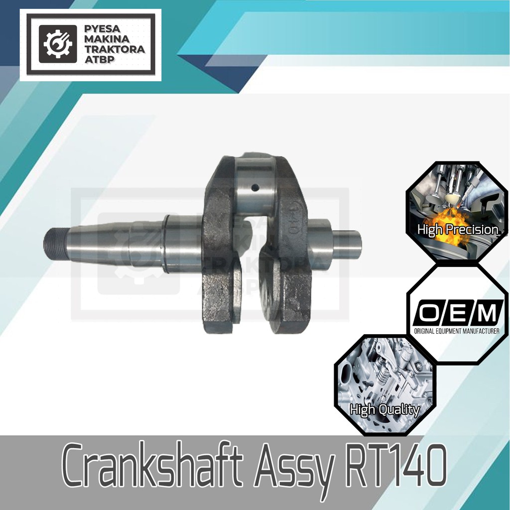 Crankshaft Assy Assembly for RT140 Diesel Engine Water Cooled | Shopee ...