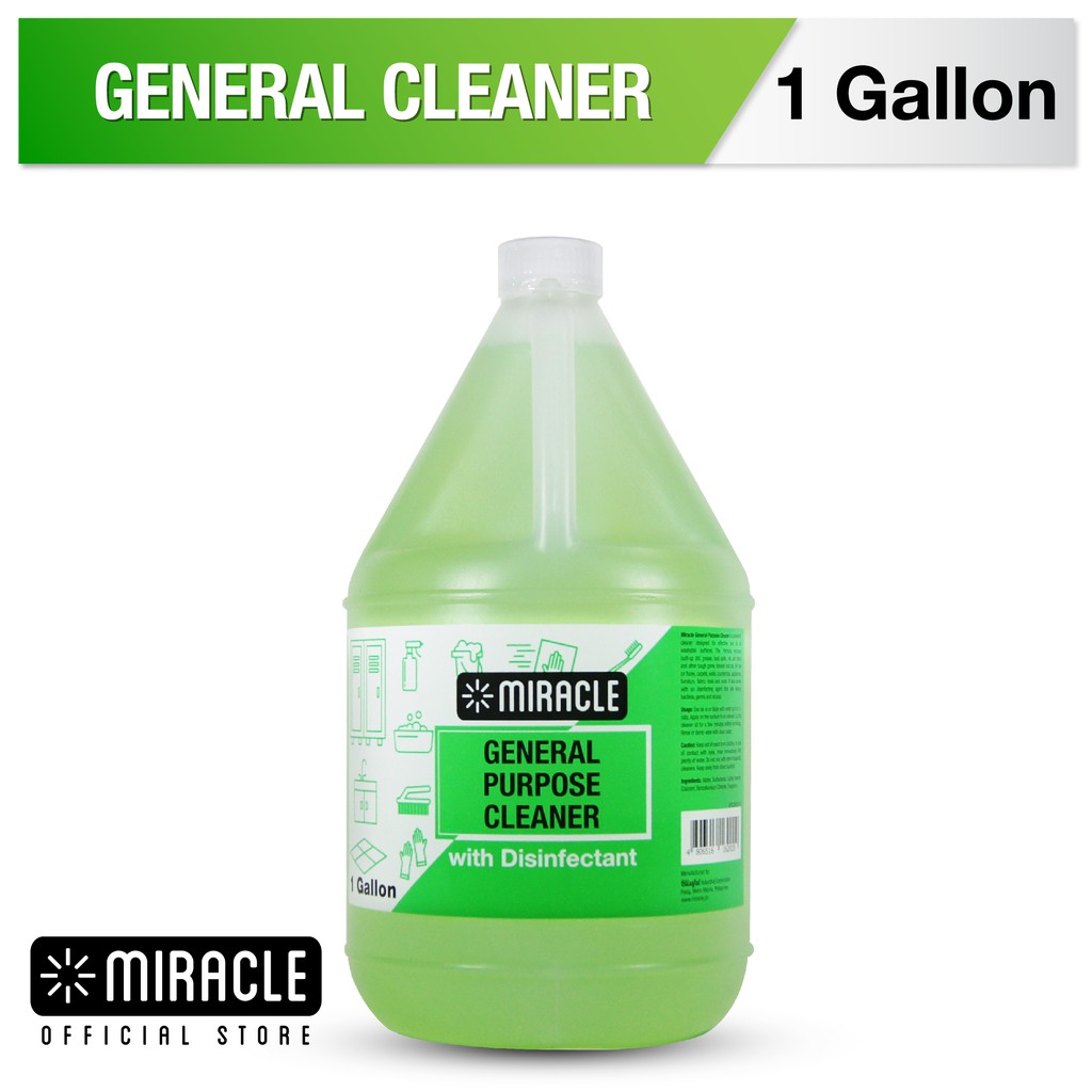 Miracle Clean General Purpose Cleaner With Disinfectant 1 Gallon ...