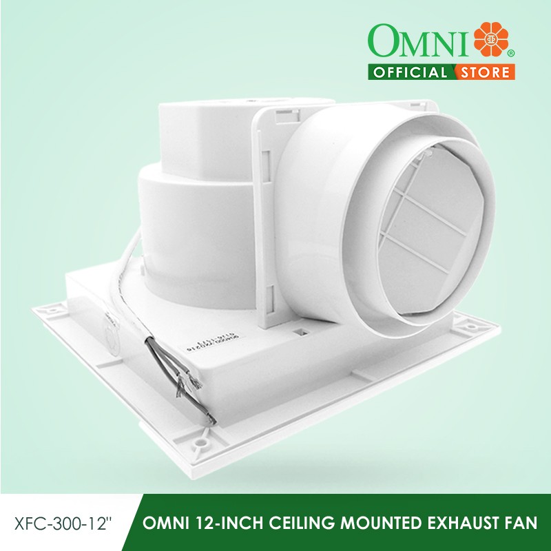 OMNI 12-Inch Ceiling Mounted Exhaust Fan - XFC-300 | Shopee Philippines