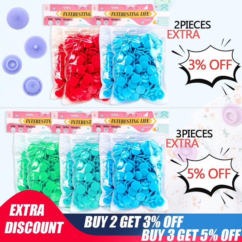 Wholesale T5 Plastic Snap Buttons For Clothing DIY | Shopee Philippines