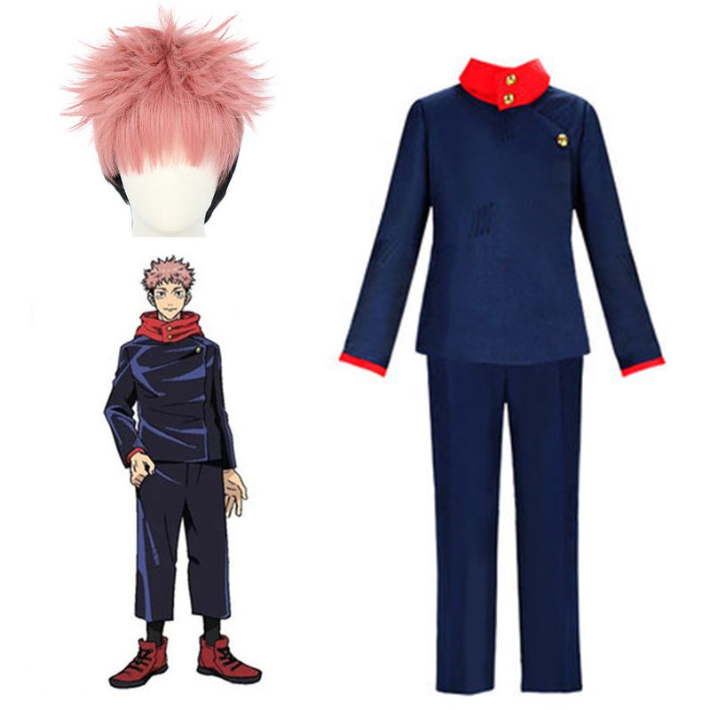 Jujutsu Quality Excellent Kaisen Itadori Yuji Cosplay Attire Perfect ...