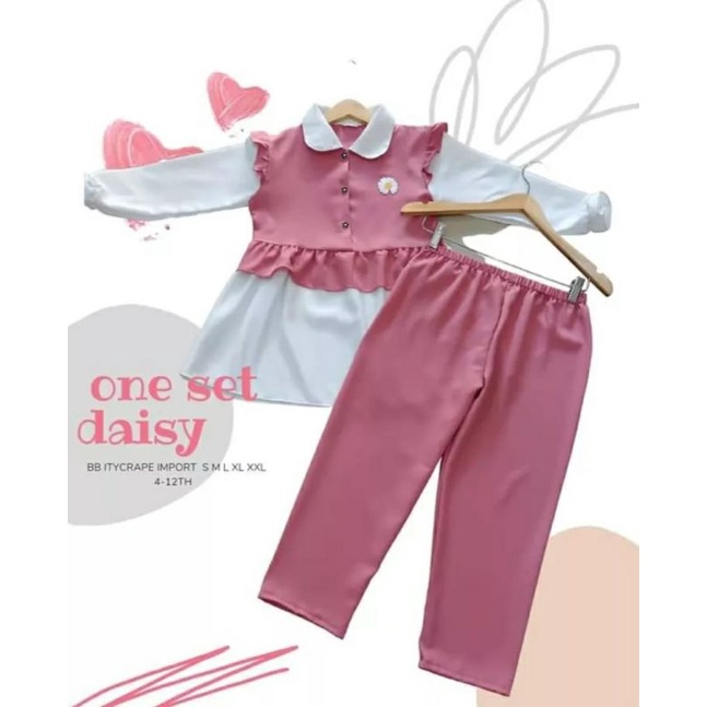 One SET DAISY For Girls 4-12 Years Old | Shopee Philippines
