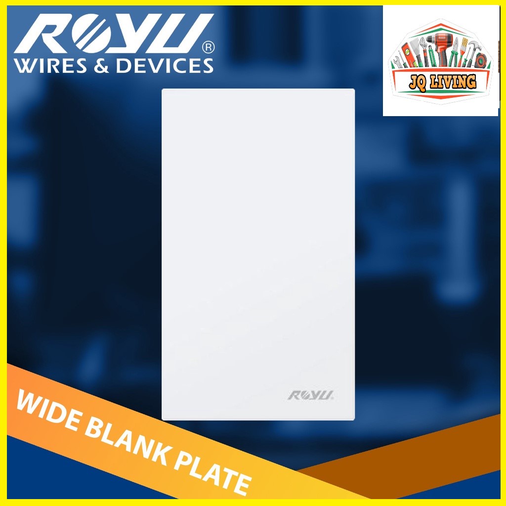 Royu Blank Plate Cover RWP4 Wide Series For Electrical Needs | Shopee ...
