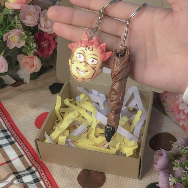 JUJUTSU KAISEN KEYCHAINS- Airdry Clay Anime Keychains- Sukuna, Gojo ...
