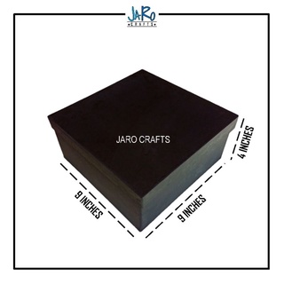 9x9x4 inches - Square Hard Box / Gift Box | Shopee Philippines