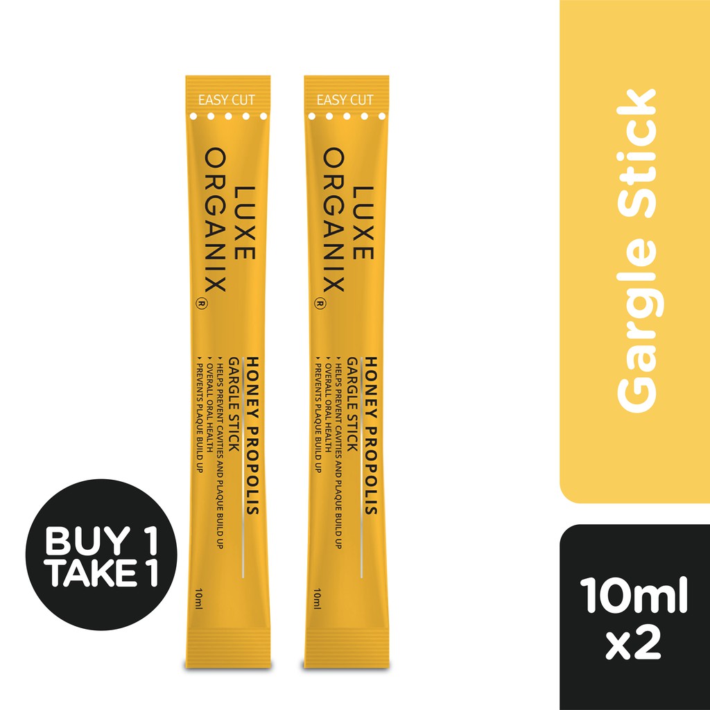 Luxe Organix Honey Propolis Gargle Stick 10ml | Shopee Philippines
