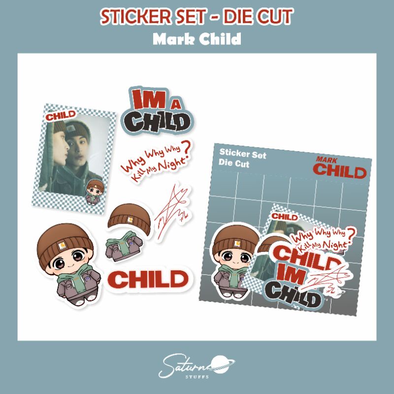 Sticker SET - MARK CHILD (DIE CUT) | Shopee Philippines