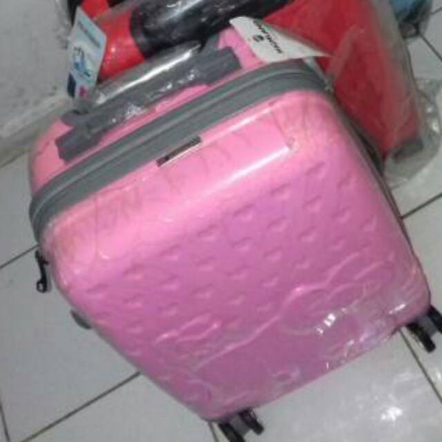 Pink HELLO KITTY Suitcase 20 Inch | Shopee Philippines