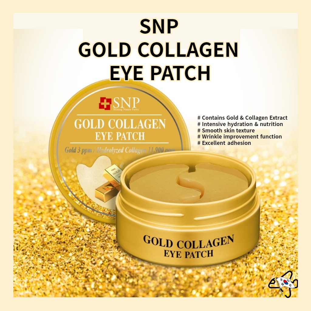 SNP GOLD Collagen Eye Patch/# Contains Gold & Collagen Extract ...