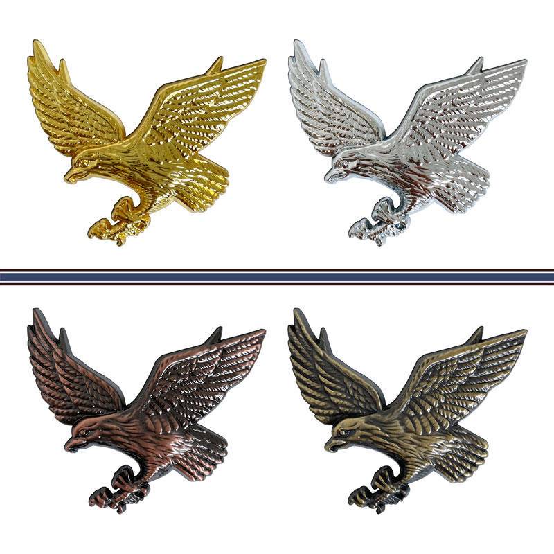 Custom 3d metal eagle car logo emblem sticker motorcycle decal ...