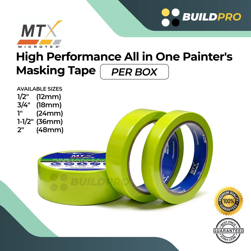 Microtex MTX Hi-Performance All in One Painter's Masking Tape ...
