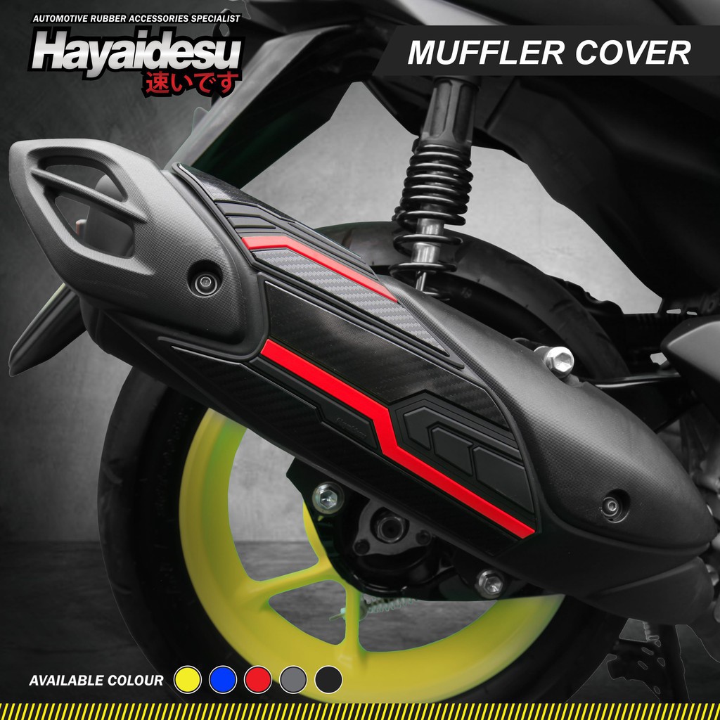 Body Protector Muffler Exhaust Cover AEROX Connected 2021-2024 ...