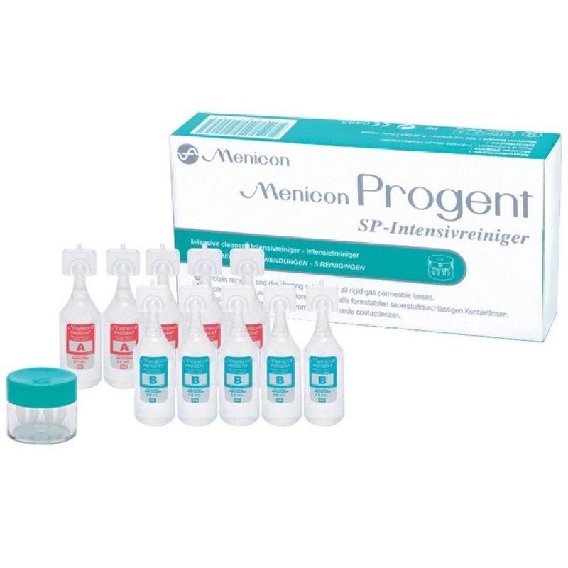 Menicon Progent Intensive Cleaner for RGP (Hard contact lens) | Shopee ...