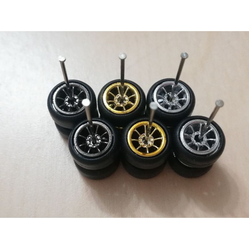 Tayar Getah 10mm Long axle Hot Wheels Rubber Wheels | Shopee Philippines