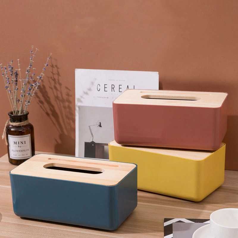 Tissue Box Tishu Box Container With Premium Smartphone Holder | Shopee ...
