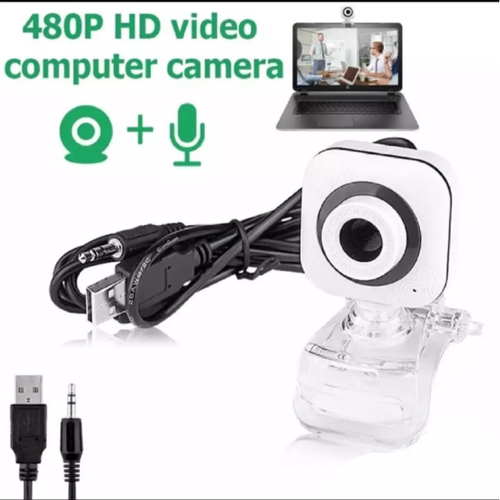 HD 480P Webcam Mini Computer PC Web Camera with Microphone USB ...