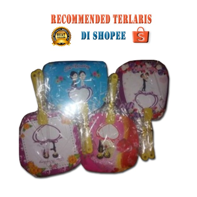 Wedding Souvenir Fan Picture of the Bride + greeting | Shopee Philippines