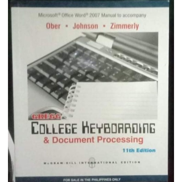 College Keyboarding and Document Processing | Shopee Philippines